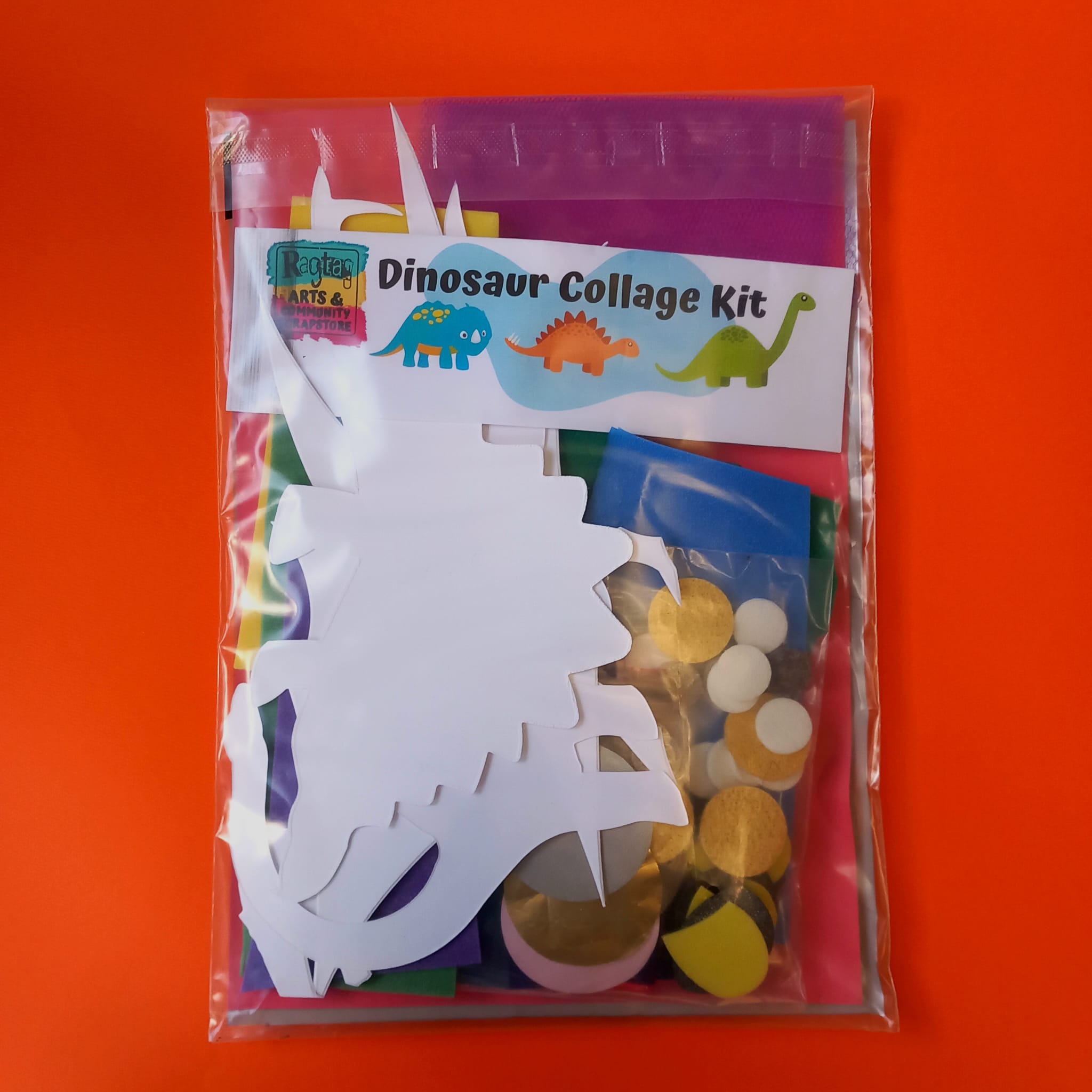 Dinosaur Collage Kit - Ragtag Arts
