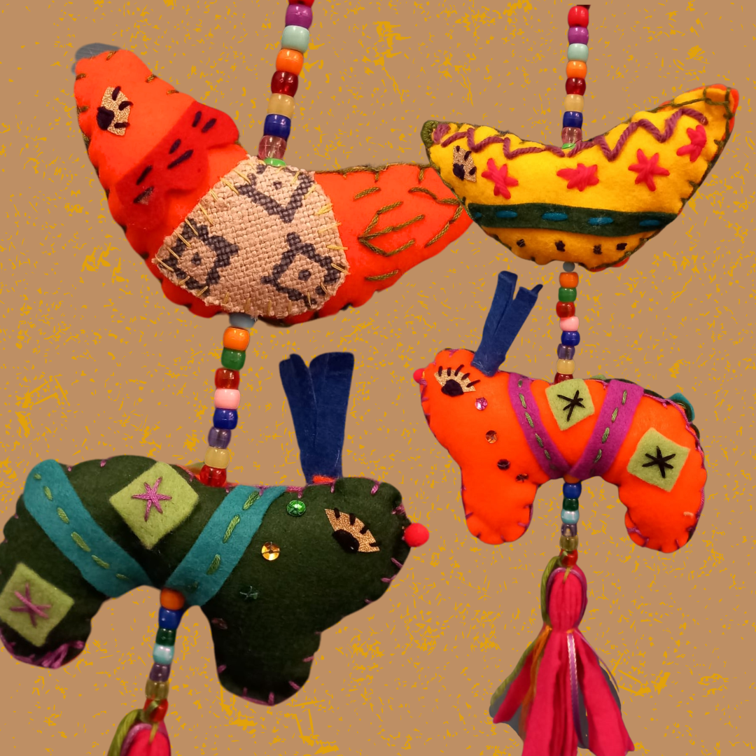 Festive Tota Hangings - Ragtag Arts